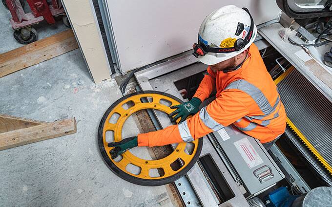 KONE construction time use elevator - KONE Thailand